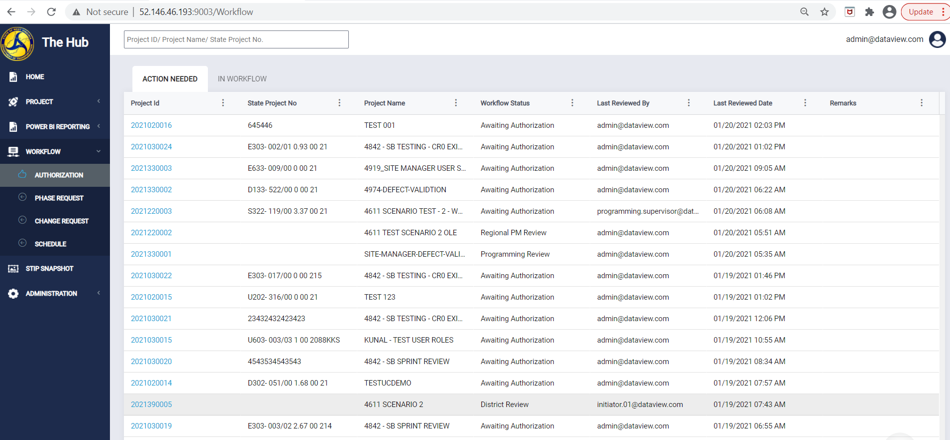 Managing Your Workflow Queue – WV Hub