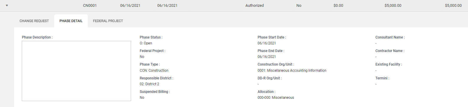 Adding a Project Phase – WV Hub